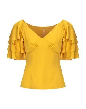 Dolce & Gabbana Ruched Top - Ocher