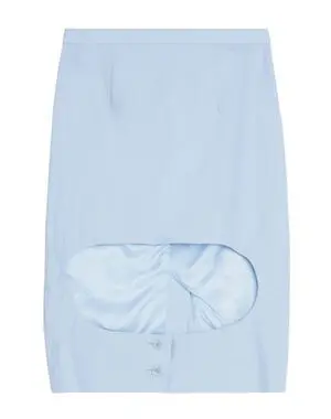 Burberry Midi Pencil Skirt - Sky Blue