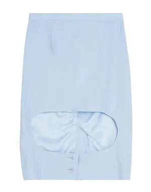 Burberry Midi Pencil Skirt - Sky Blue