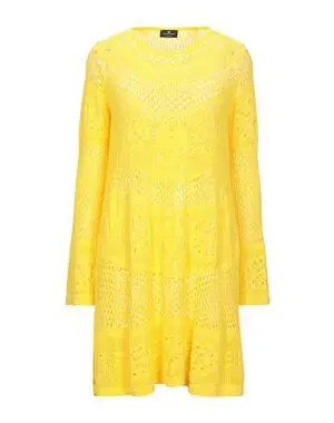 Elisabetta Franchi Mini Flared Dress - Yellow