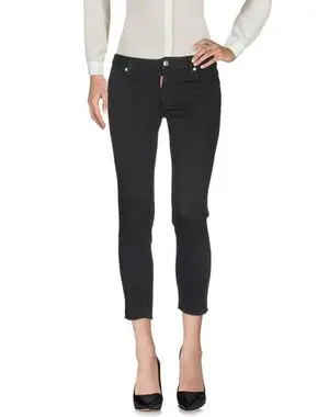 Dsquared2 Slim Fit Gabardine Pants - Black