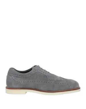 Hogan Lace-up Leather Brogues - Grey