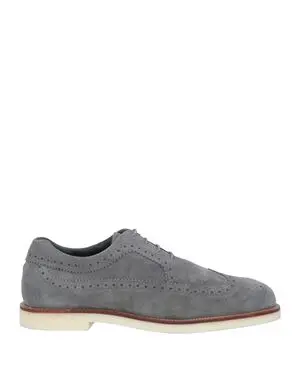 Hogan Lace-up Leather Brogues - Grey