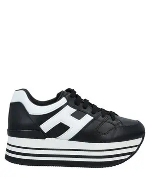 Hogan Leather Low-top Sneakers - Black