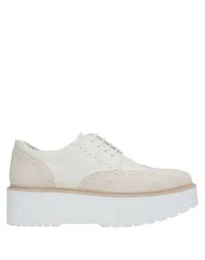 Hogan Leather Lace-up Shoes - White