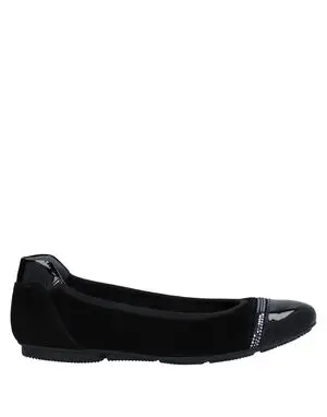 Hogan Ballet Flats In Leather And Suede