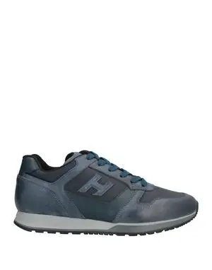 Hogan Sneakers Midnight Size Calfskin, Textile Fibers