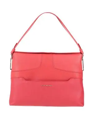 PIQUADRO Leather Shoulder Bag With Brand Logo