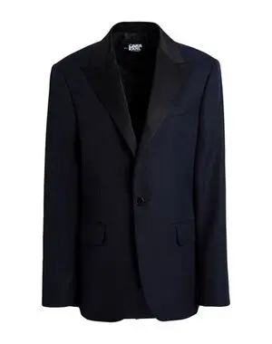 Karl Lagerfeld Cara Loves Karl Blazer Size Recycled Polyester, Wool - Blue