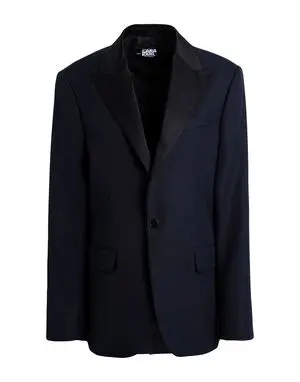 Karl Lagerfeld Cara Loves Karl Blazer Size Recycled Polyester, Wool - Blue
