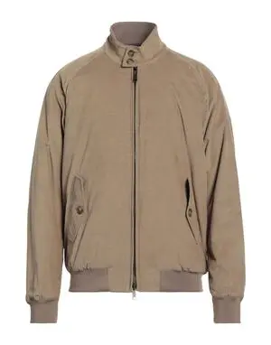 BARACUTA Baracuta Cotton Bomber Jacket Beige