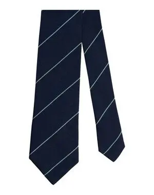 Dunhill Striped Twill Neck Tie - Blue