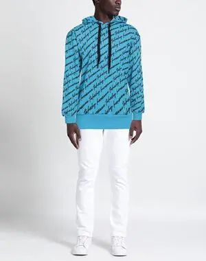 TAKESHY KUROSAWA Logo-print Hoodie - Turquoise