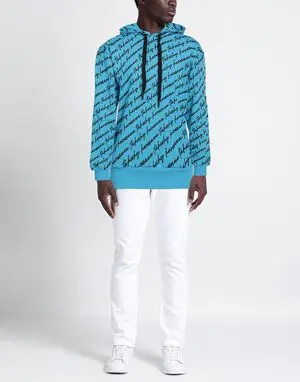TAKESHY KUROSAWA Logo-print Hoodie - Turquoise