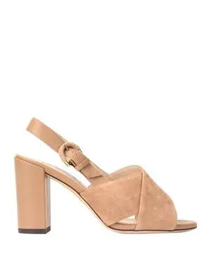 TOD'S Sandals Antique Rose Leather - Khaki