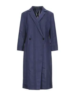 Malloni Overcoat And Trench Coat - Purple