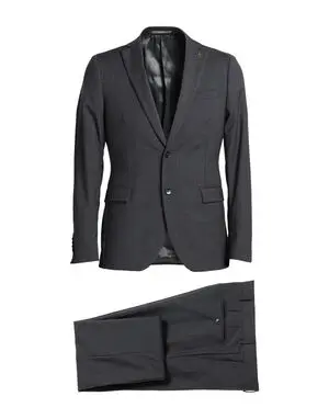 PAOLONI Suit Charcoal Size Virgin Wool