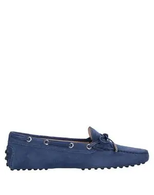 TOD'S Loafers In Leather Blue