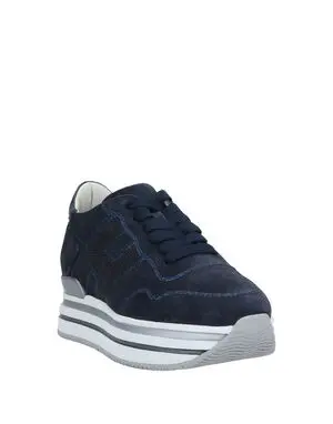 Hogan Sneakers In Leather - Blue