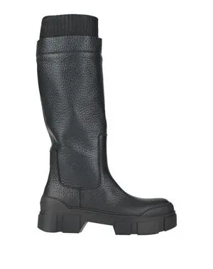 VIC MATIE Leather And Textile Boots - Black