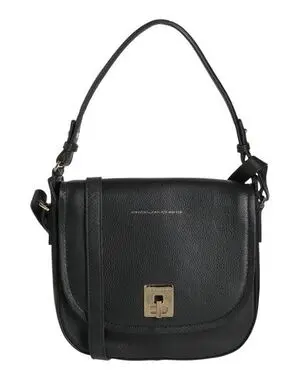 PIQUADRO Cow Leather Handbag - Black