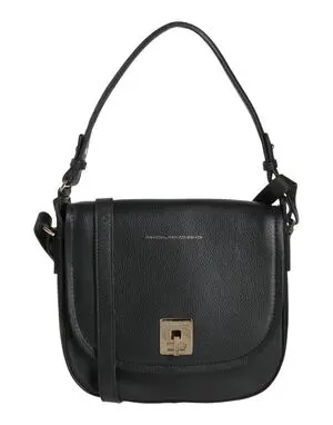 PIQUADRO Cow Leather Handbag - Black
