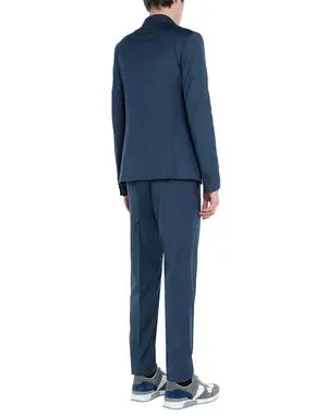 TRUSSARDI Suit Size Polyester, Viscose - Blue