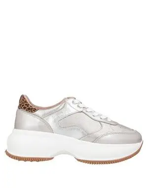 Hogan Leather Chunky Sneakers - Grey