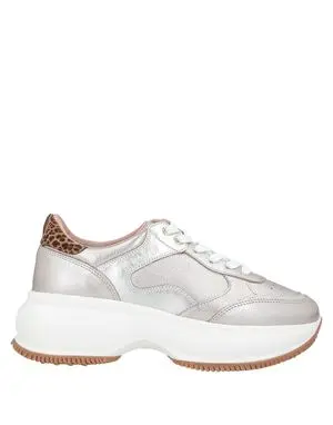 Hogan Leather Chunky Sneakers - Grey