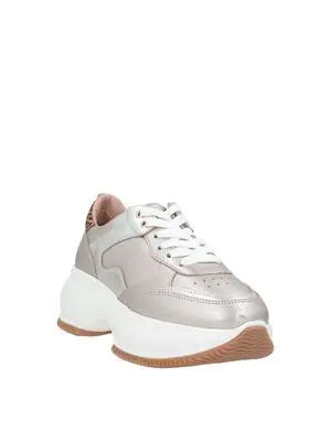 Hogan Leather Chunky Sneakers - Grey