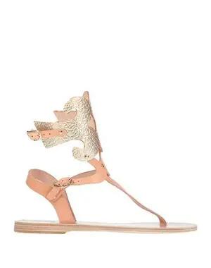 ANCIENT GREEK SANDALS + CARAVANA Toe Strap Sandals - Blush