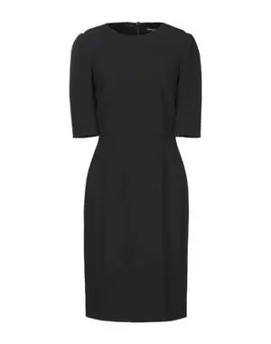 Dolce & Gabbana DOLCE & GABBANA Midi Dress Viscose Acetate Elastane Black
