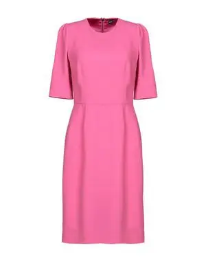 Dolce & Gabbana Midi Dress Viscose Acetate Elastane - Pink