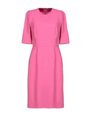 Dolce & Gabbana Midi Dress Viscose Acetate Elastane - Pink