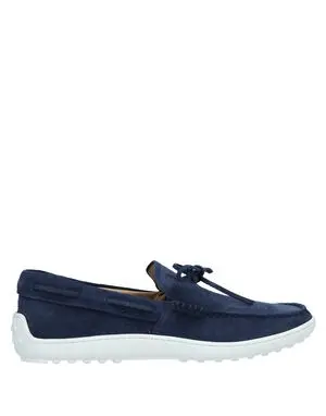TOD'S Leather Loafers - Dark Blue