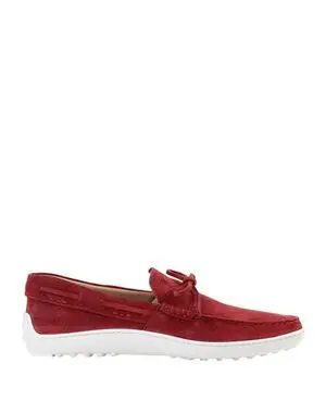 TOD'S TOD'S Leather Loafers Red