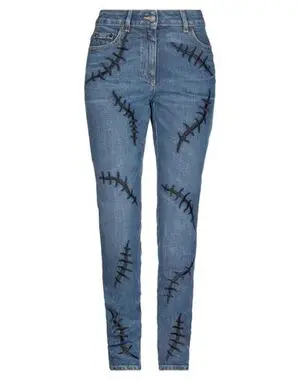 Moschino Couture Embroidered Jeans
