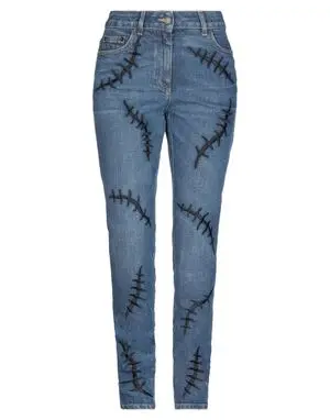 Moschino Couture Embroidered Jeans