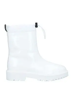 Hogan Leather Ankle Boots - White