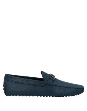 TOD'S Loafers In Leather Dark Blue