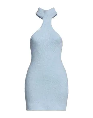 Gcds Knitted Sleeveless Mini Dress - Blue
