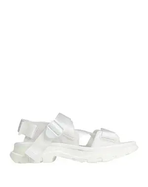 Alexander McQueen MCQUEEN Textile Fiber And Leather Sandals White