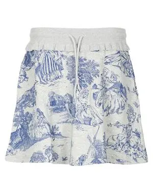Moschino Cartoon Print Mini Skirt - Grey