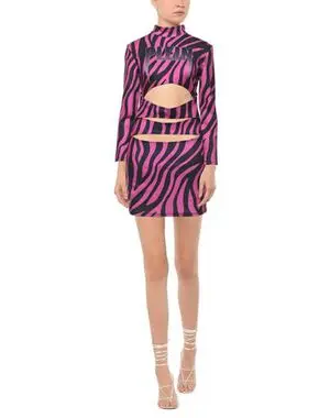 Philipp Plein Zebra-print Mini Dress - Pink