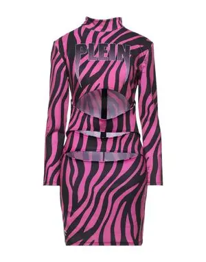 Philipp Plein Zebra-print Mini Dress - Pink
