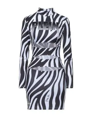 Philipp Plein Zebra-print Mini Dress - White