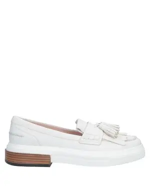 TOD'S TOD'S Loafers In Sky Calfskin White