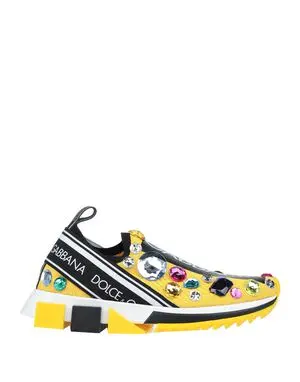 Dolce & Gabbana Embellished Sneakers - Yellow