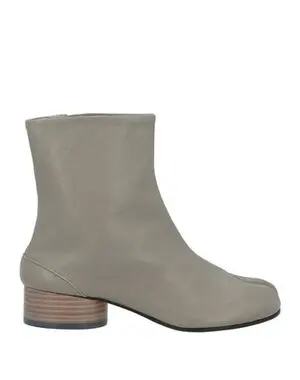 MAISON MARGIELA Leather Ankle Boots - Grey