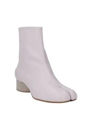 MAISON MARGIELA Leather Ankle Boots - Lilac